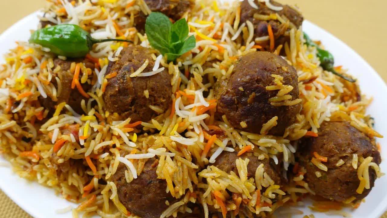 Kofta Biryani (Bakra Eid ពិសេស) - TNAOT