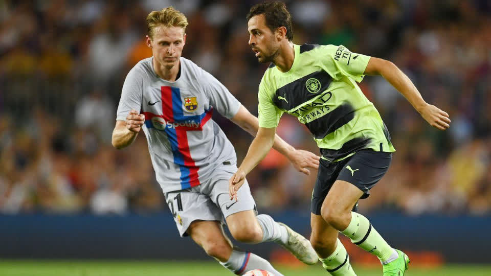 ការប្រកួតមិត្តភាពរវាងក្រុម Barcelona vs Manchester City 3-3 - TNAOT