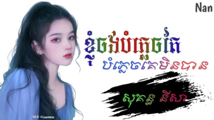 ខ្ញុំចង់ភ្លេចគែបំភ្លេចគេមិនបាន នីសា (lyrics) - TNAOT
