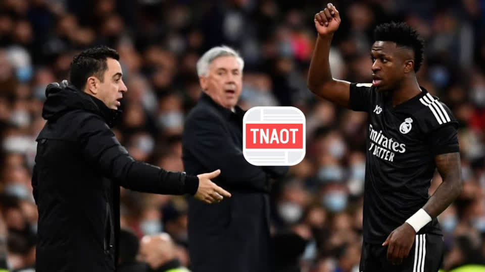 សូម្បីលោក Xavi ក៏ឈរខាងកីឡាករ Vinicius Junir ដែរ - TNAOT
