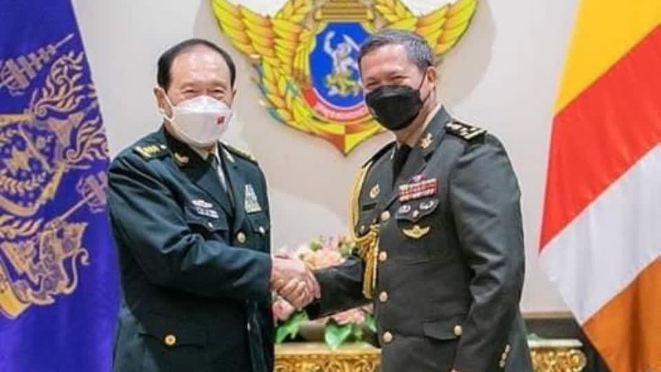 ឯកឧត្តម ហ៊ុន ម៉ាណែត អរគុណចិនដែលតែងតែជួយគាំទ្រដល់កងទ័ពកម្ពុជា - TNAOT