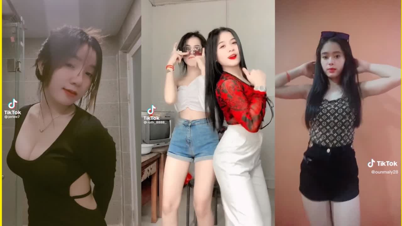 បន្តុំស្រីស្អាតក្នុងTik tok2023 - TNAOT