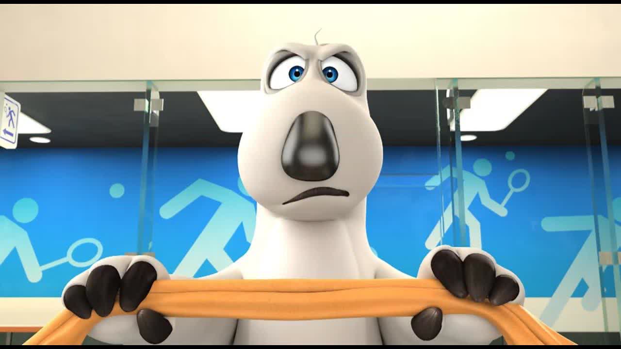 Bernard Bear | Backkom លេងបាល់ Squash - TNAOT